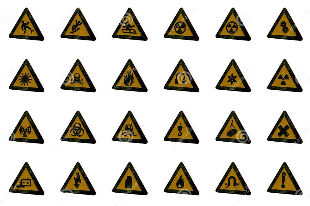 Warning Signs stock illustration. Illustration of cross - 30590830