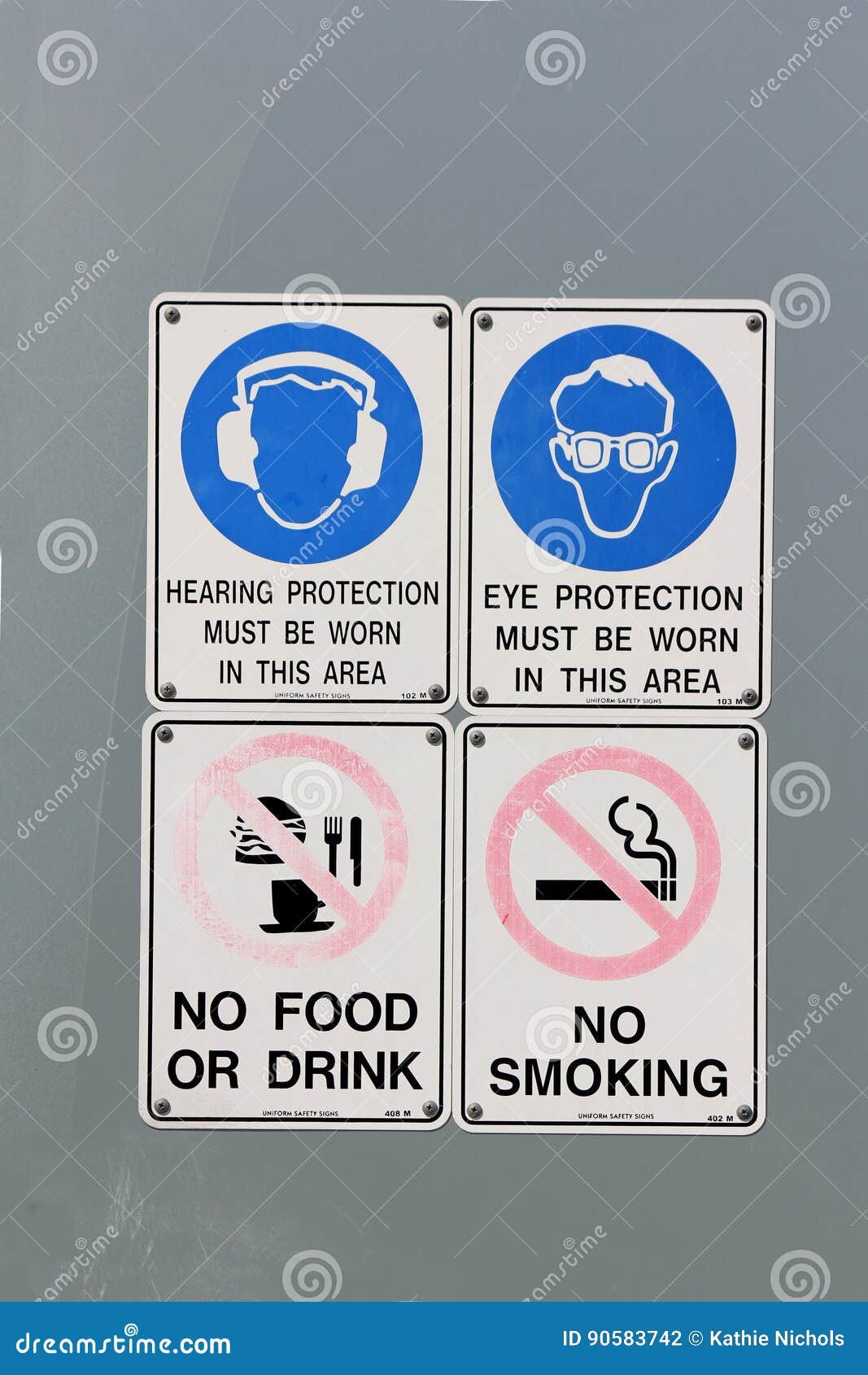 Warning Signs Before Road Work Zones Royalty-Free Stock Image ...