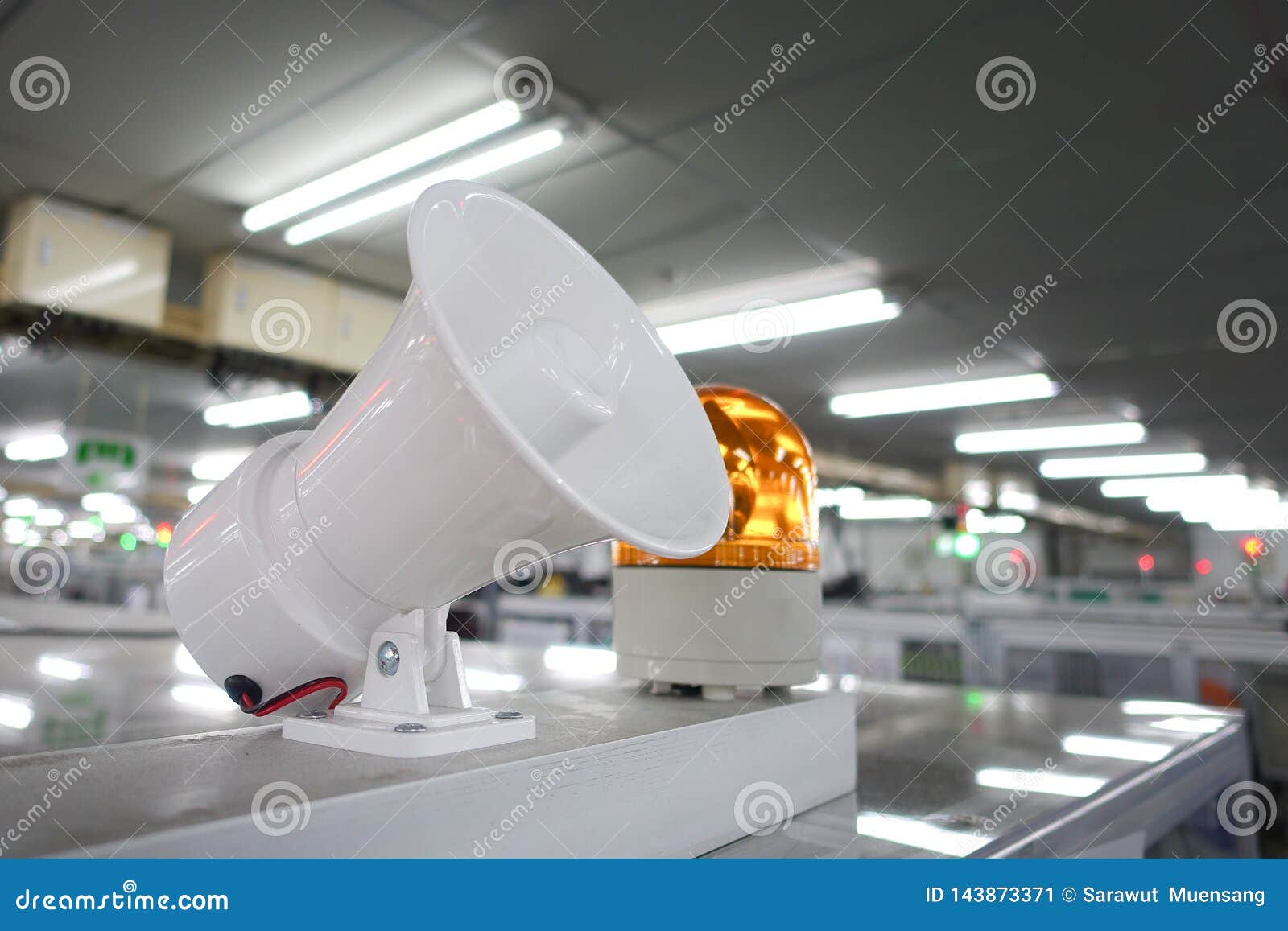 Warning Sound Alarm for Machine Stock Image - Image of dipterocarpaceae ...