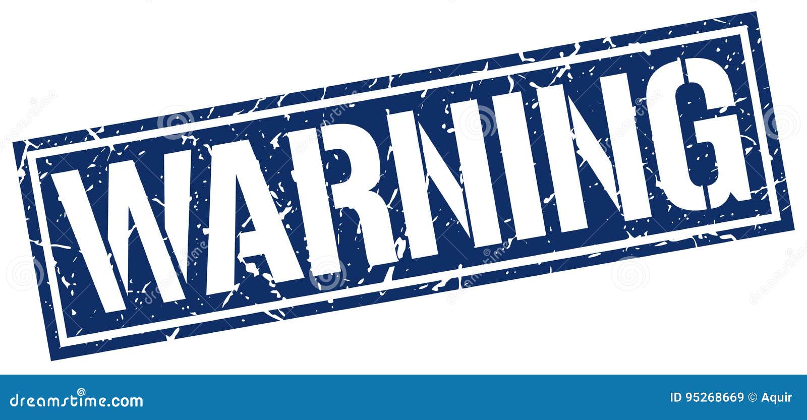 Warning Square Frame With Yellow And Black Diagonal Stripes. Rectangle ...