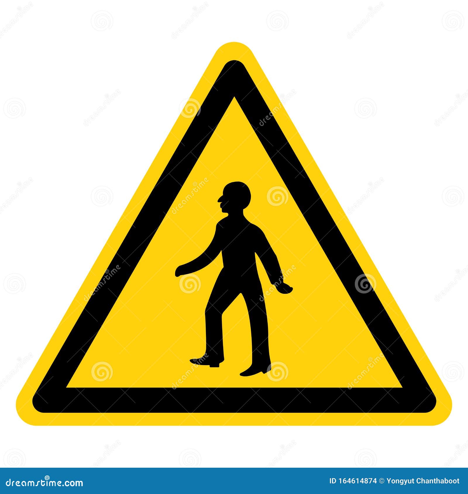 Warning Staff only Symbol Sign, Vector Illustration, Isolate on White ...