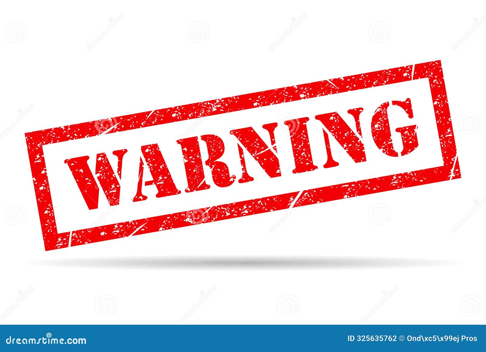Warning Stamp Shadow Symbol, Label Sticker Sign Button, Text Banner ...