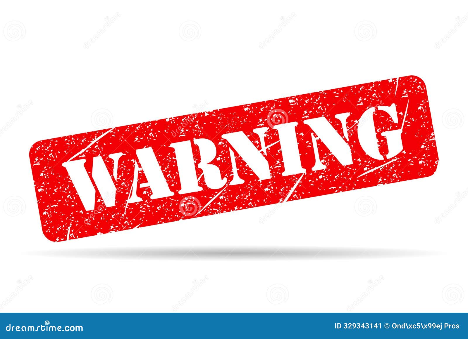 Warning Stamp Stock Photo | CartoonDealer.com #32088990