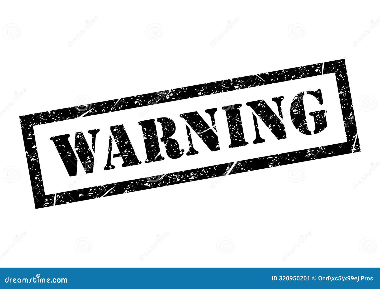 Warning Stamp Symbol, Label Sticker Sign Button, Text Banner Vector ...