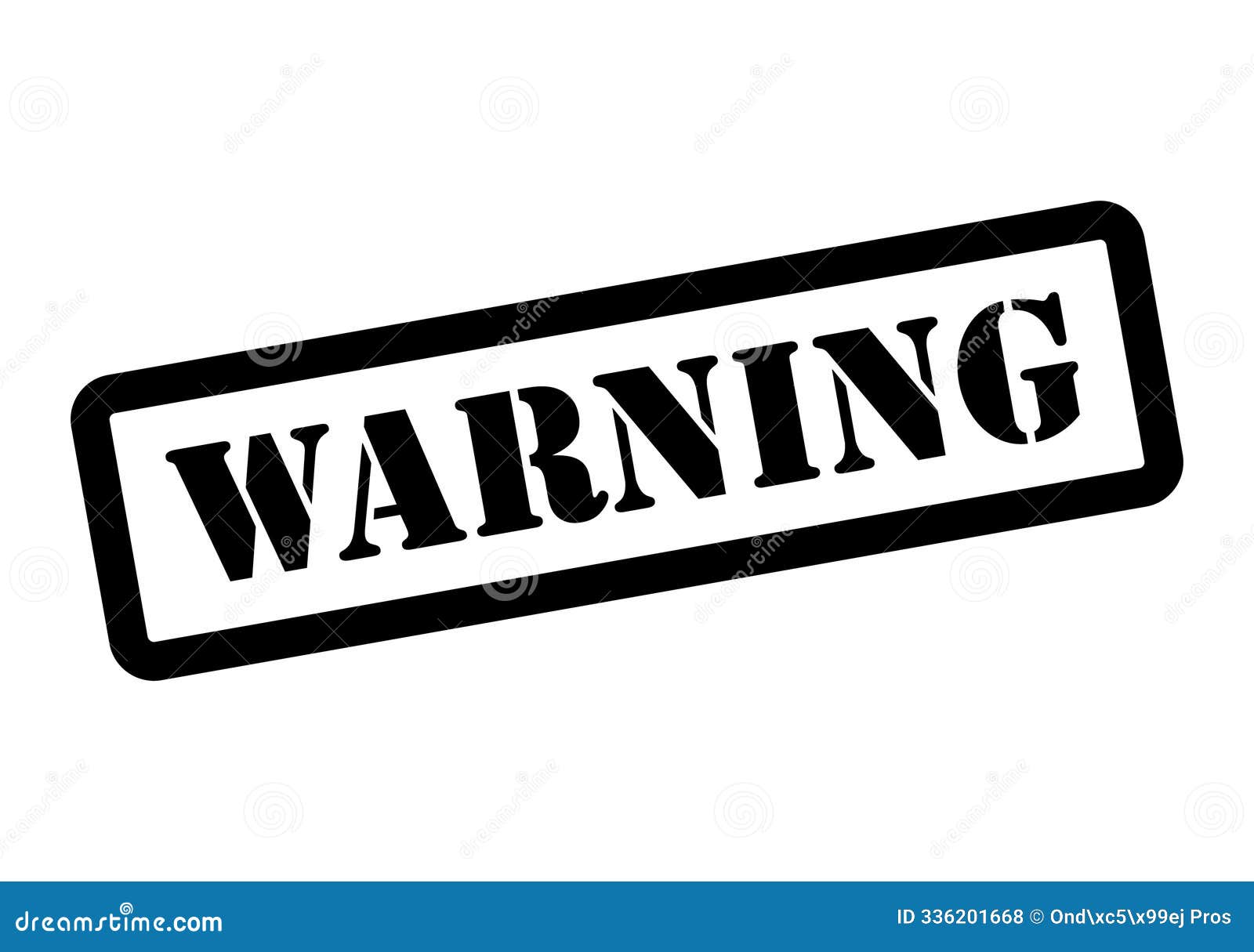 Warning Stamp Symbol, Label Sticker Sign Button, Text Banner Vector ...