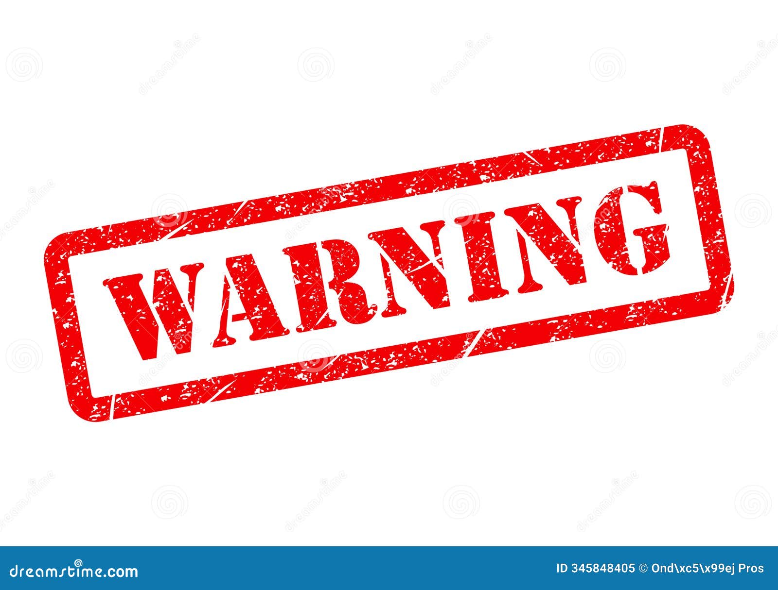 Warning Stamp Symbol, Label Sticker Sign Button, Text Banner Vector ...