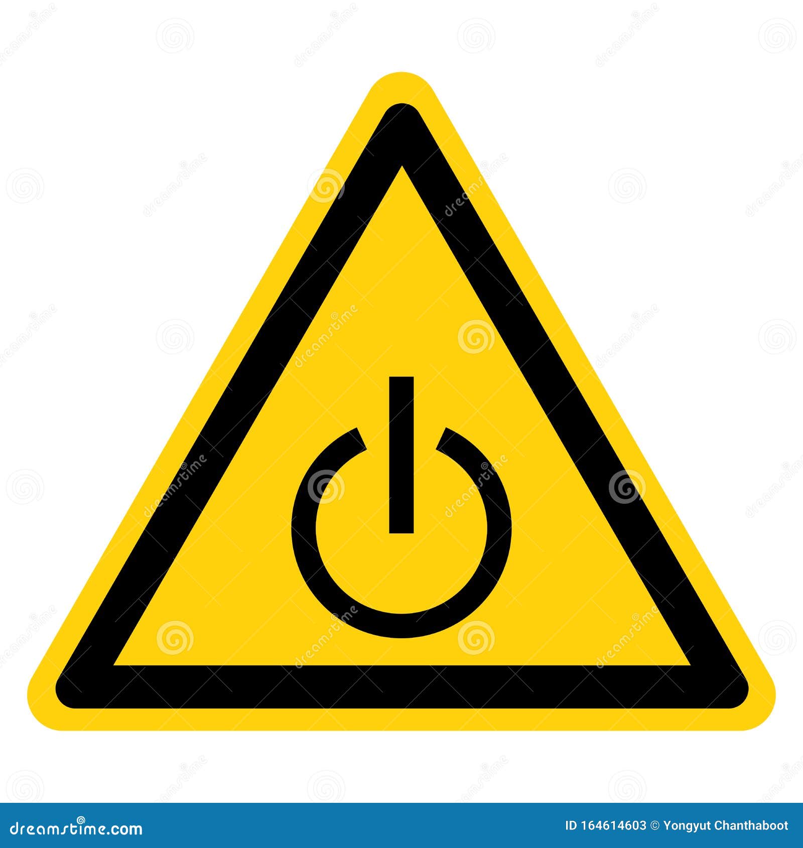 Warning Stand-by Symbol Sign, Vector Illustration, Isolate on White ...