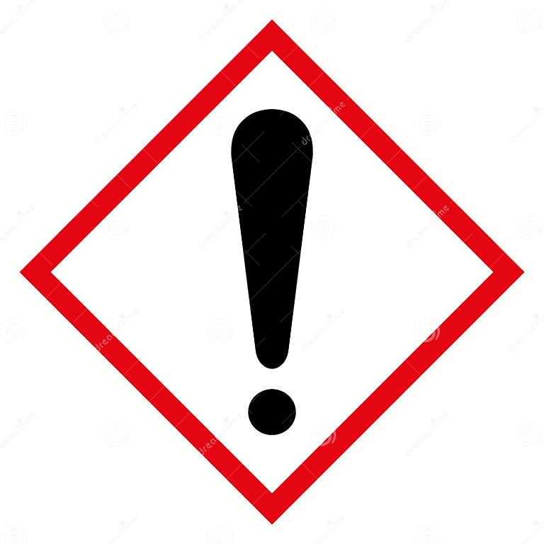 Warning Symbols for Caution Illustration. Stock Illustration ...