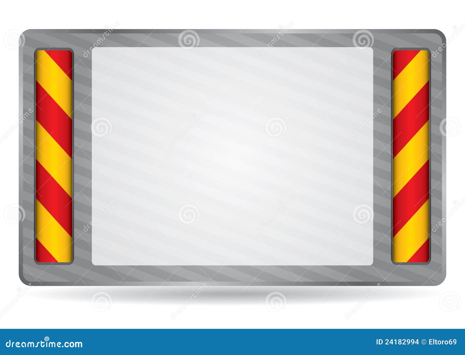 Warning table stock vector. Illustration of dazzle, choice - 24182994