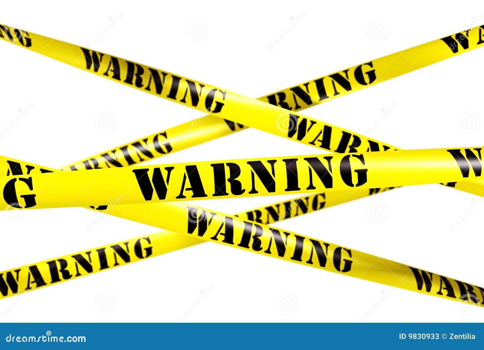 Warning Tape In Yellow And Black. Caution Stripe On White Background ...
