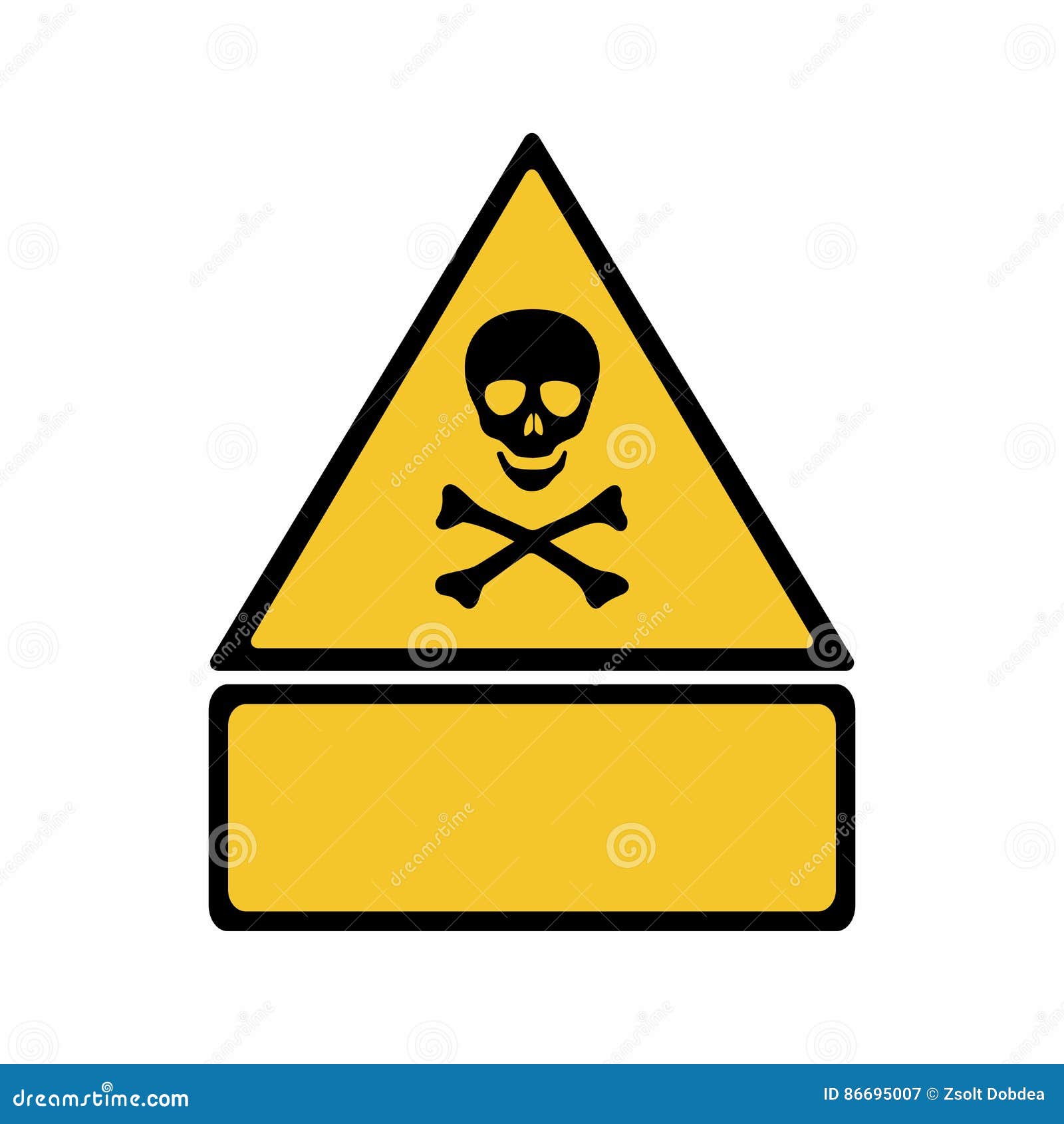 Toxic GHS Hazard Pictogram Isolated Vector Sign On White Background ...