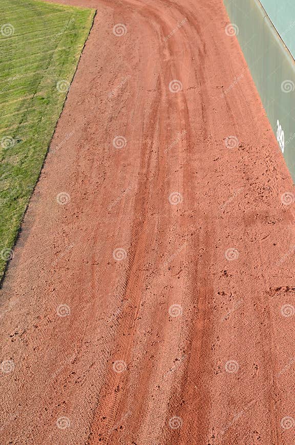 The warning track stock image. Image of baseball, competition - 29400245