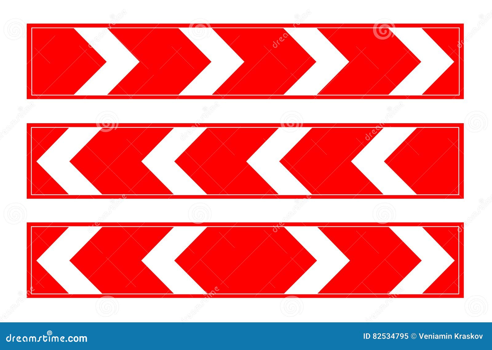 Warning Traffic Sign - the Direction of Turn Stock Image - Image of ...