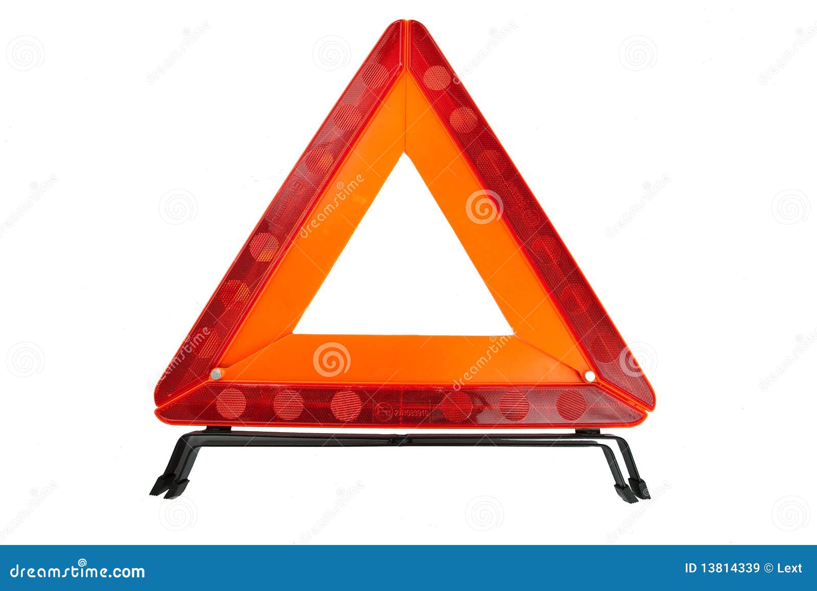 Warning triangle stock image. Image of foldaway, mandatory - 13814339