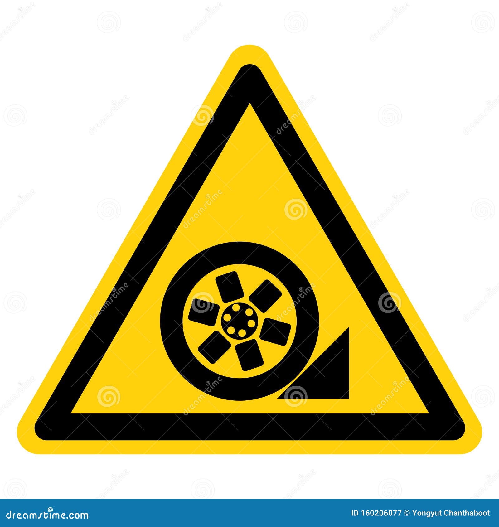 Warning Use Stopper Symbol Sign, Vector Illustration, Isolate on White ...