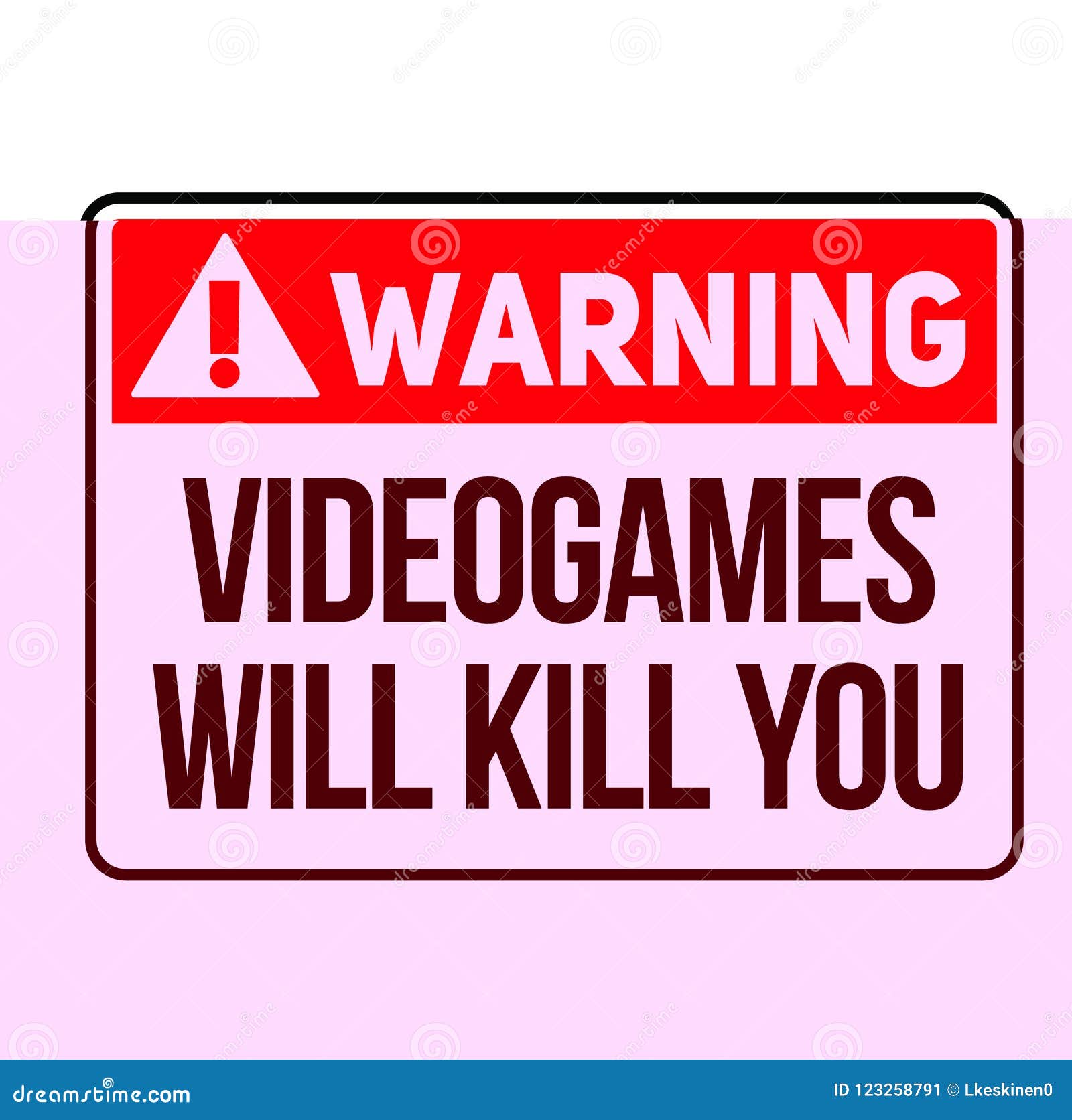 Warning Videogames Stock Illustrations – 11 Warning Videogames Stock ...