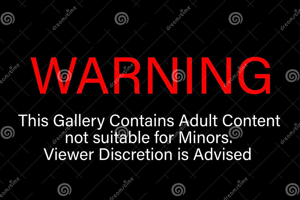 Warning Viewer Discretion is Advised Stock Illustration - Illustration ...