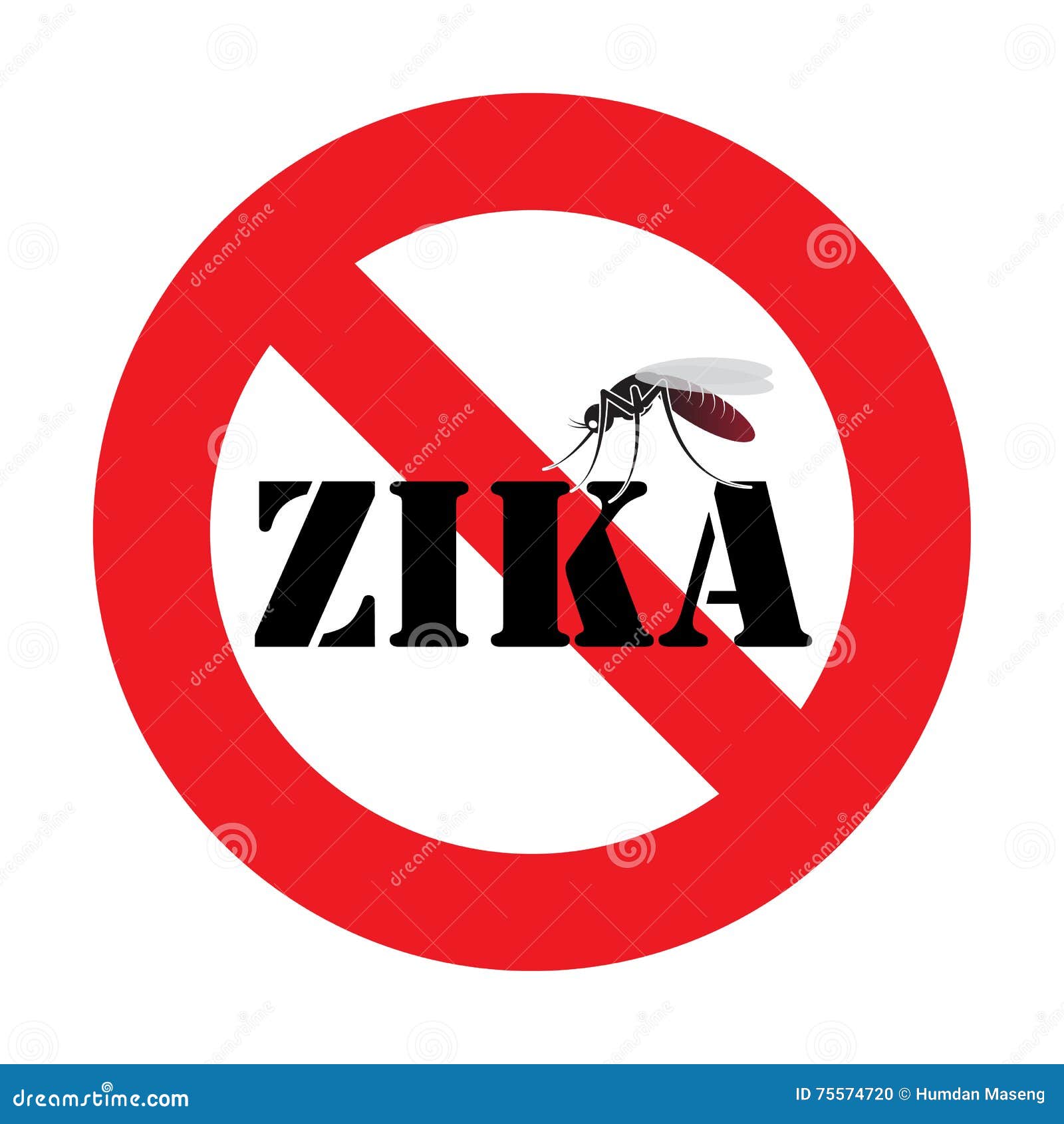 Warning Zika Virus Mosquito Stock Vector - Illustration of zika, pest ...