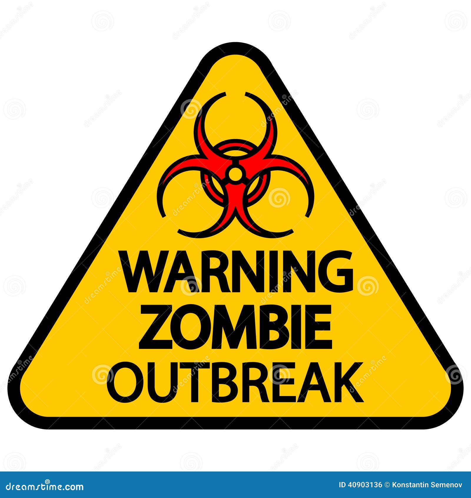 Warning Zombie Signs