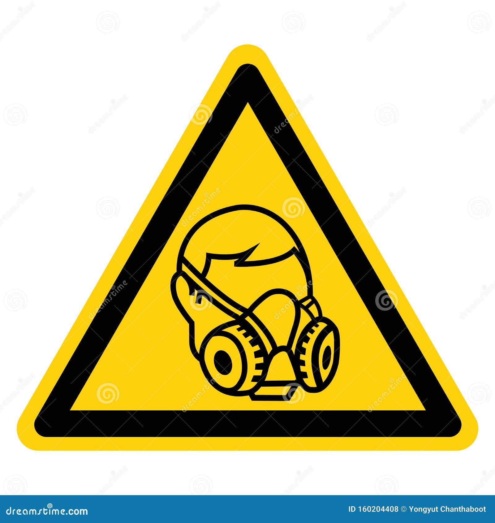 Warnschild-Warnschild-Symbol, Vector-Illustration, Isoliert Auf Weißem ...