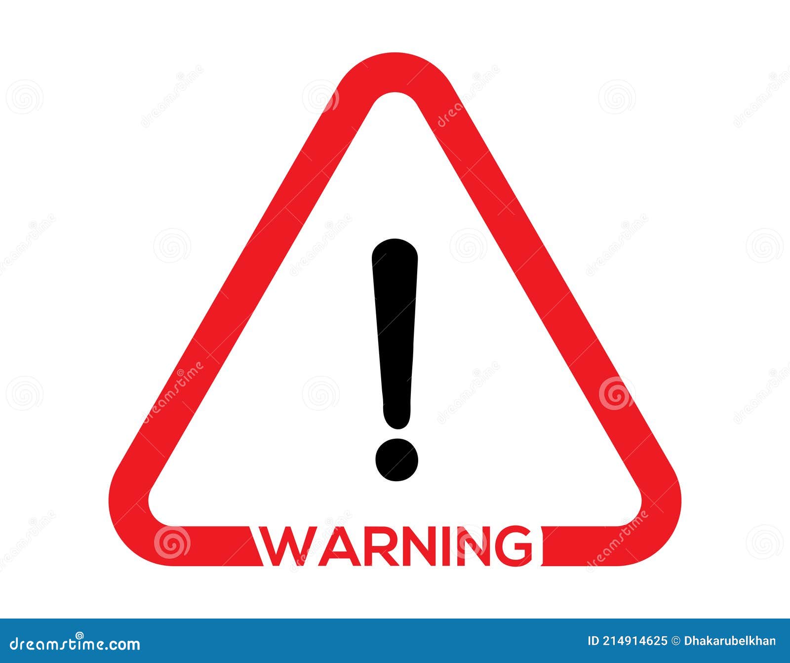 Warnzeichen Rot Warnzeichen Symbol Vektor Illustration Dreieck ...