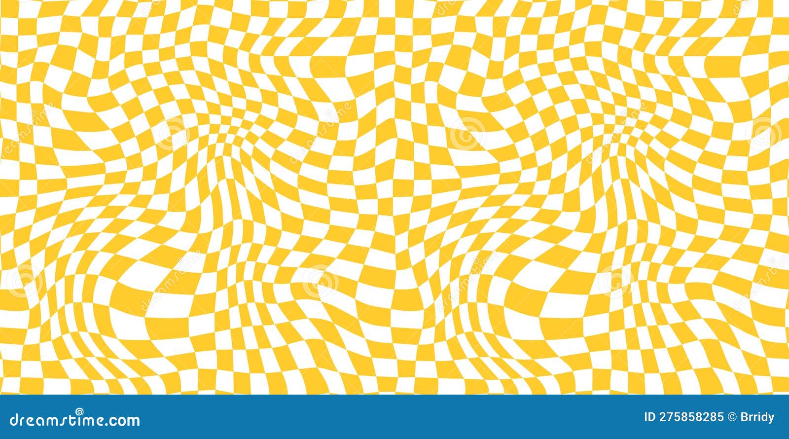 Warp Checkerboard Seamless Pattern. Groovy Distorted Checkered ...