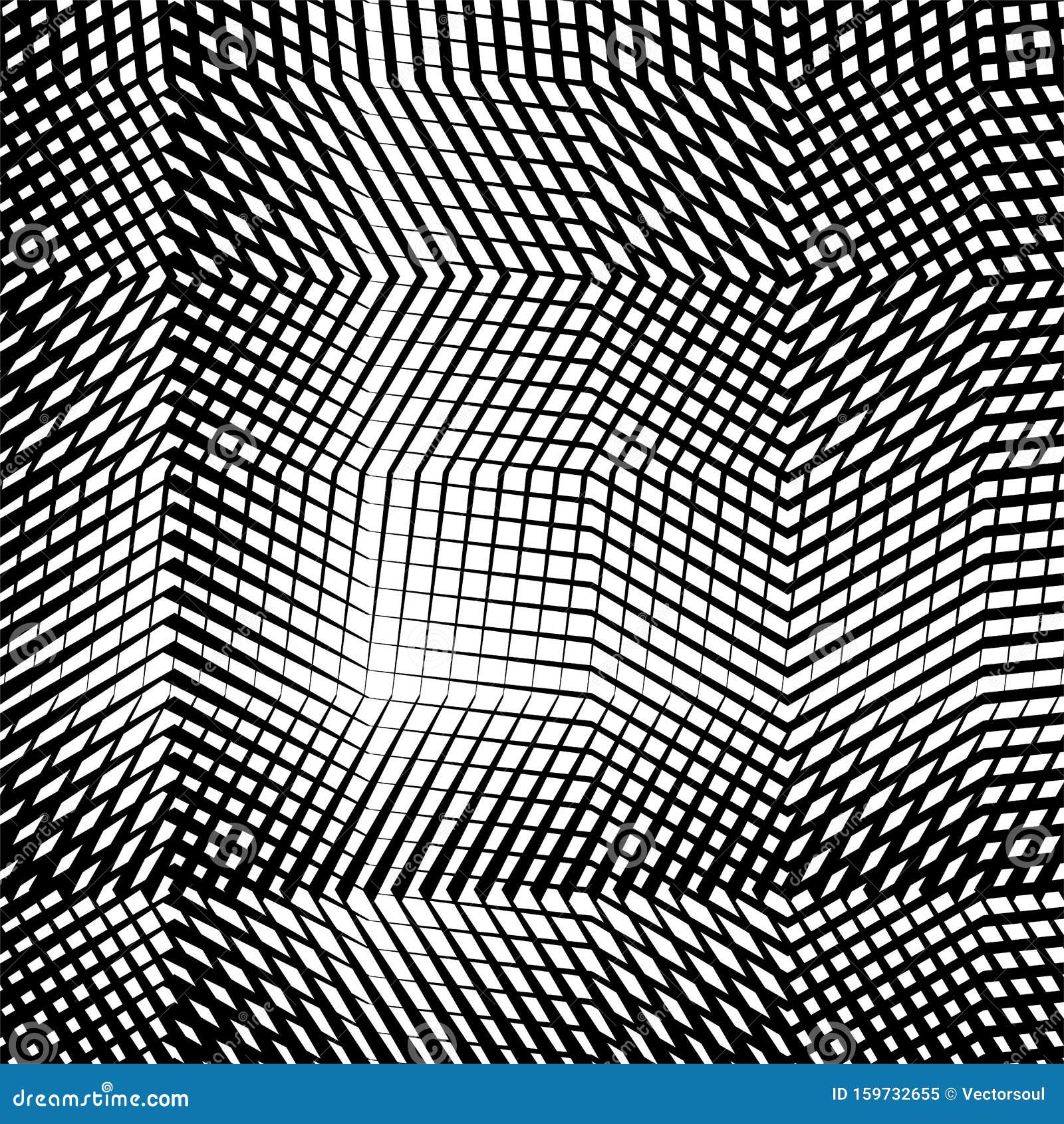 Warp, Free-form Reticular Array, Matrix Of Lines. Complex Geometric Net ...