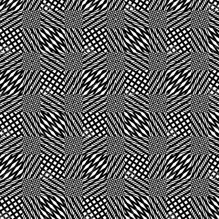 Warp, Free-form Reticular Array, Matrix of Lines. Complex Geometric Net ...