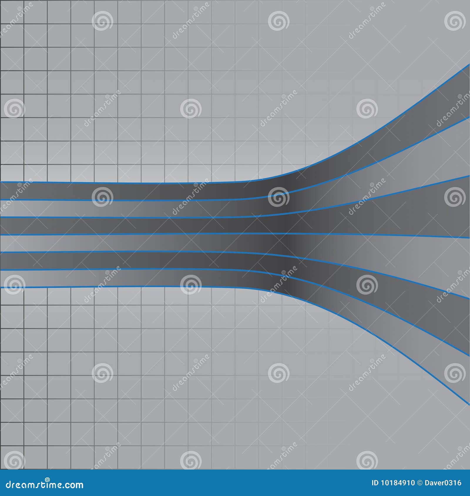 Warped banded lines stock vector. Illustration of warped - 10184910