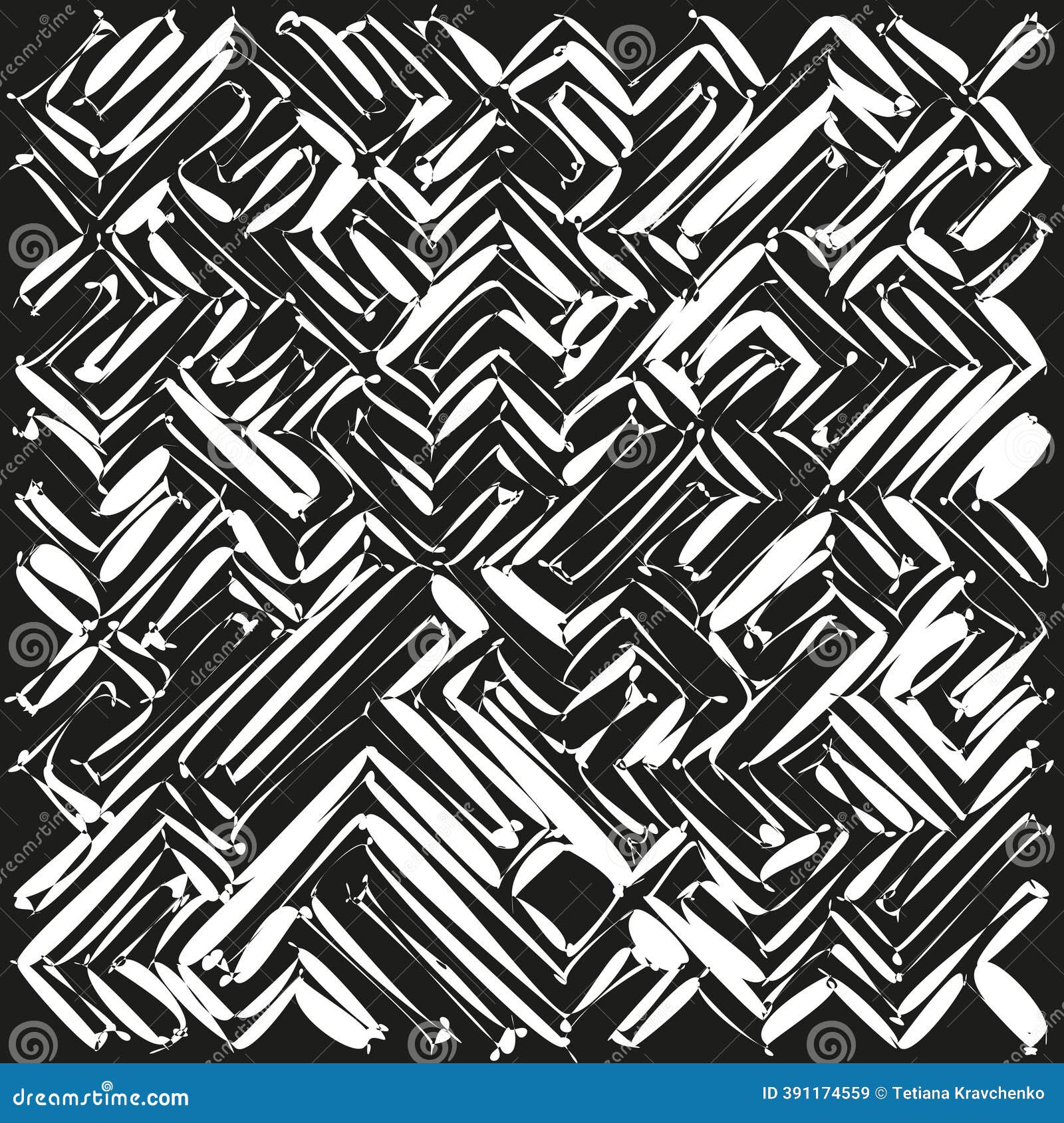 Distorted Abstract Geometric Shape Elements. Deformation, Distortion Warp, Tweak Effect On ...