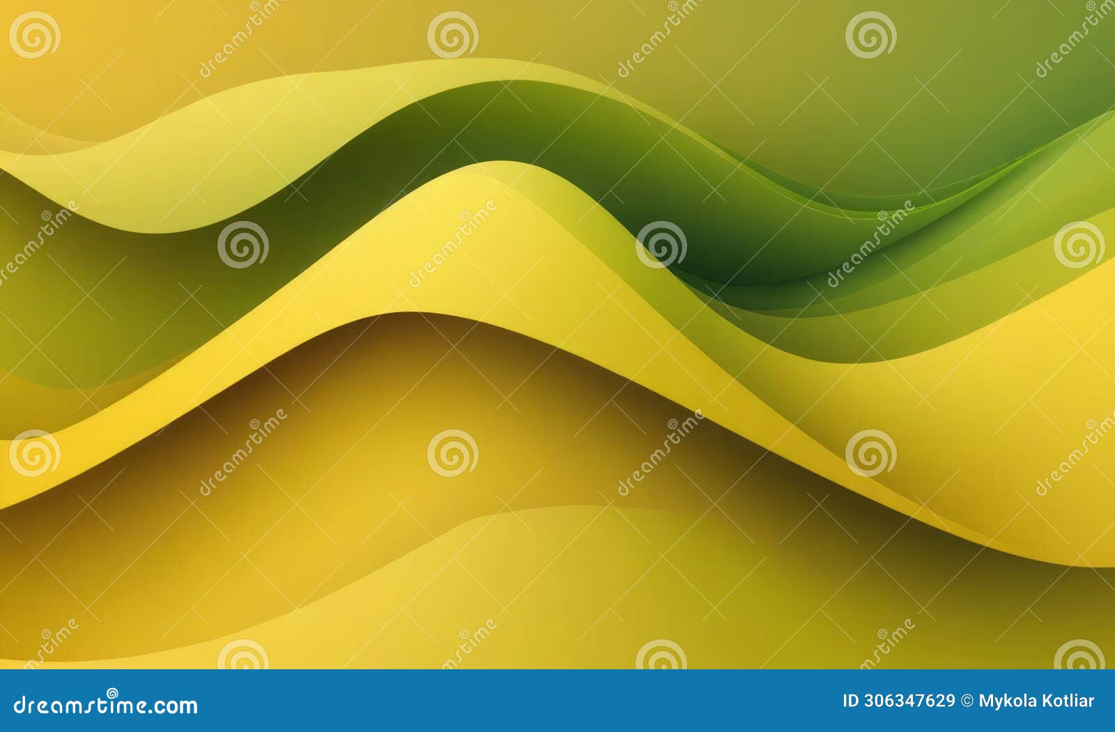 Warped Shapes in Yellow Olive Stock Image - Image of yellow, wallpaper ...