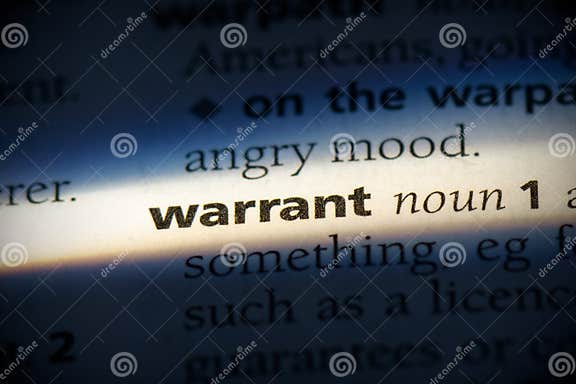 Warrant stock photo. Image of macro, info, education - 161574860