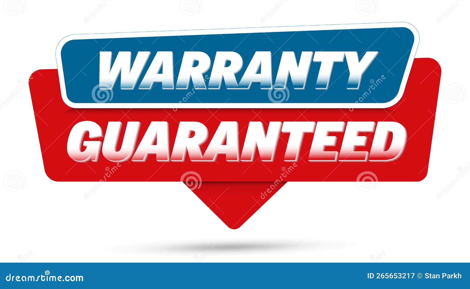 Warranty Guaranteed Sign Banner Stock Vector - Illustration of ...