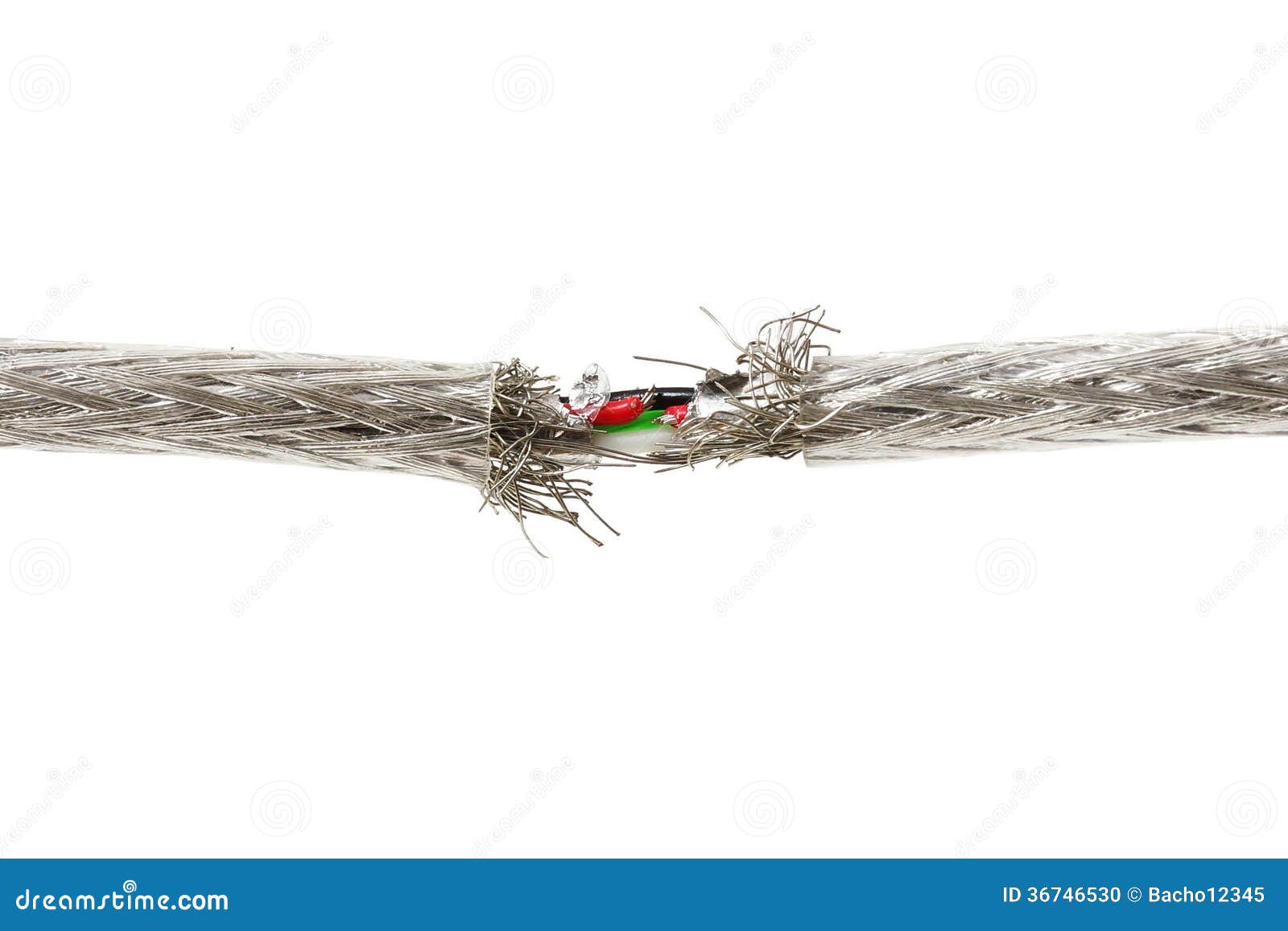 Warranty Problem Concept with Torn Wire Stock Photo - Image of refund ...