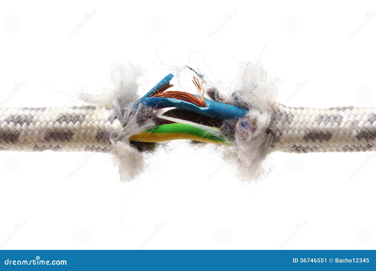 Warranty Problem Concept with Torn Wire Stock Image - Image of faulty ...