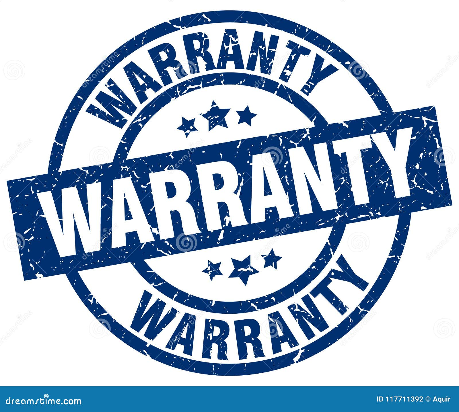 Warranty stamp stock vector. Illustration of insignia - 117711392