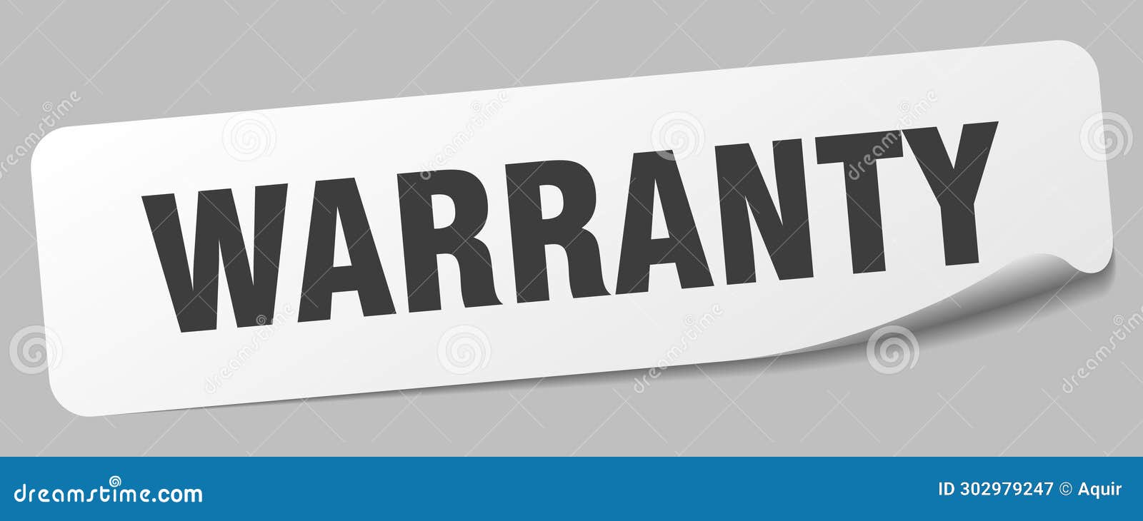 Warranty Sticker. Warranty Label Stock Vector - Illustration of ...