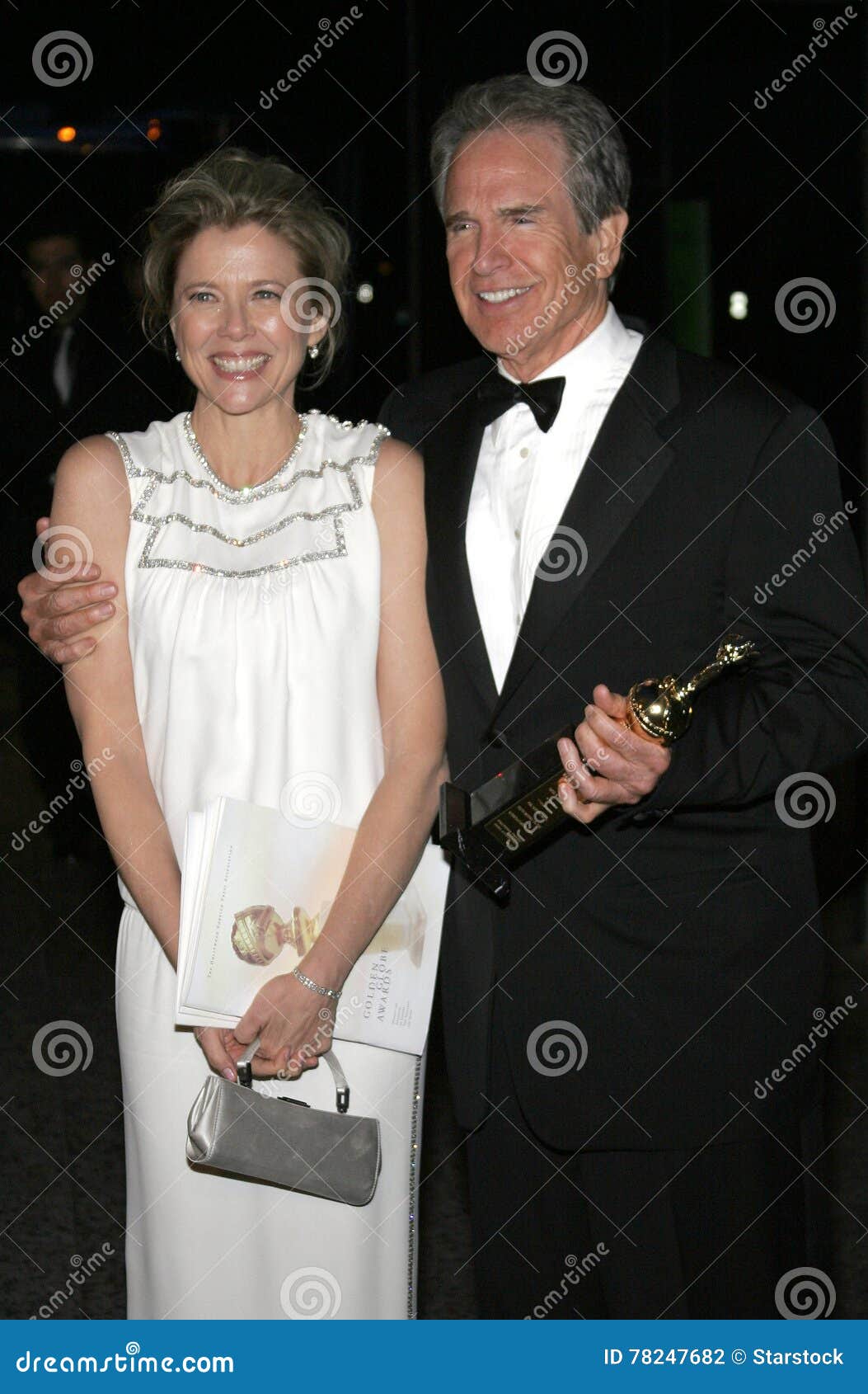 Warren Beatty E Annette Bening Fotografia Editorial - Imagem de beverly ...