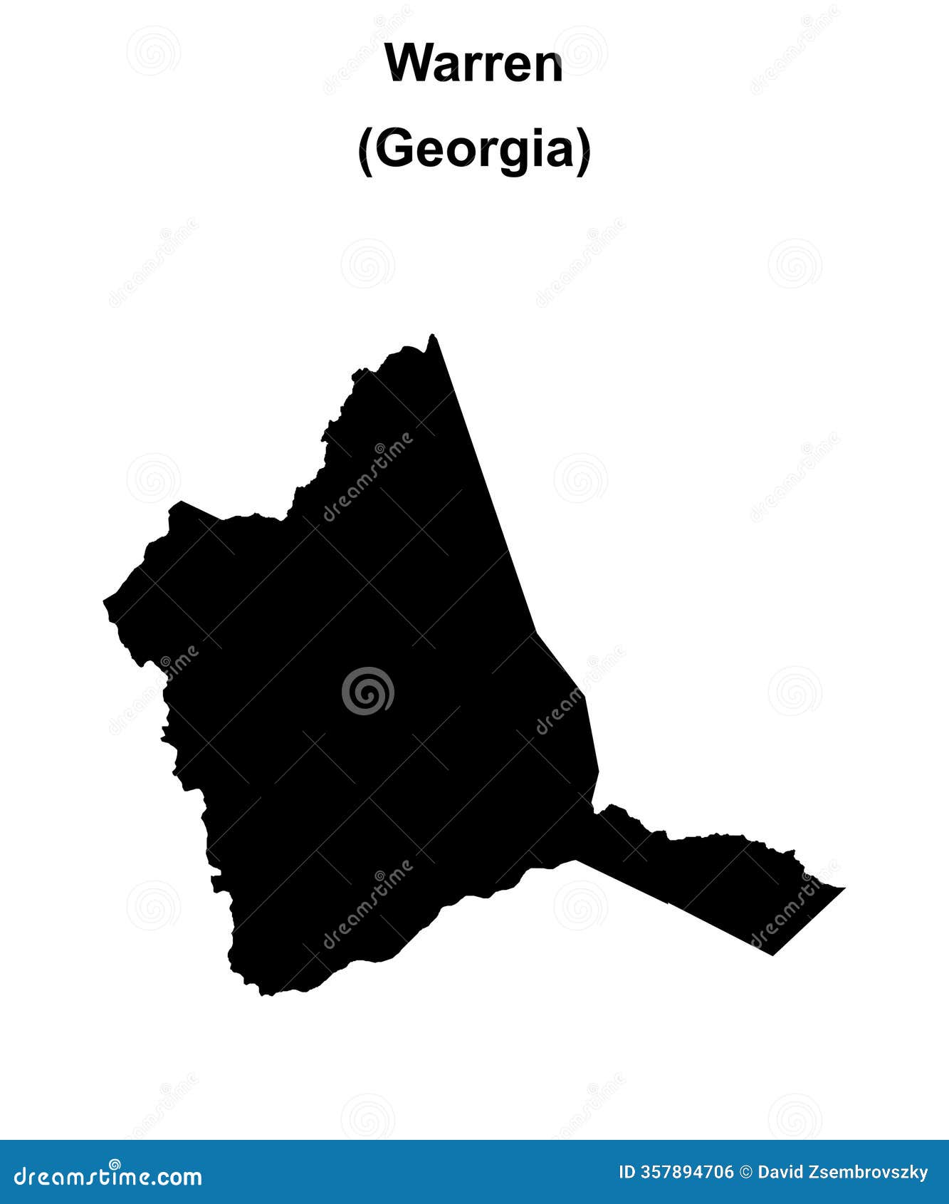 Warren Outline Map Vector Illustration | CartoonDealer.com #361547218