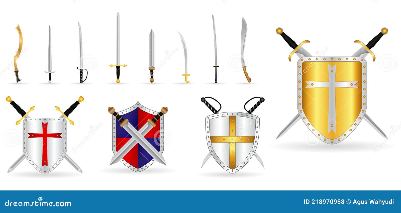 Swords And Shield Are The Religious Symbol Of The Sikhs Royalty-Free ...