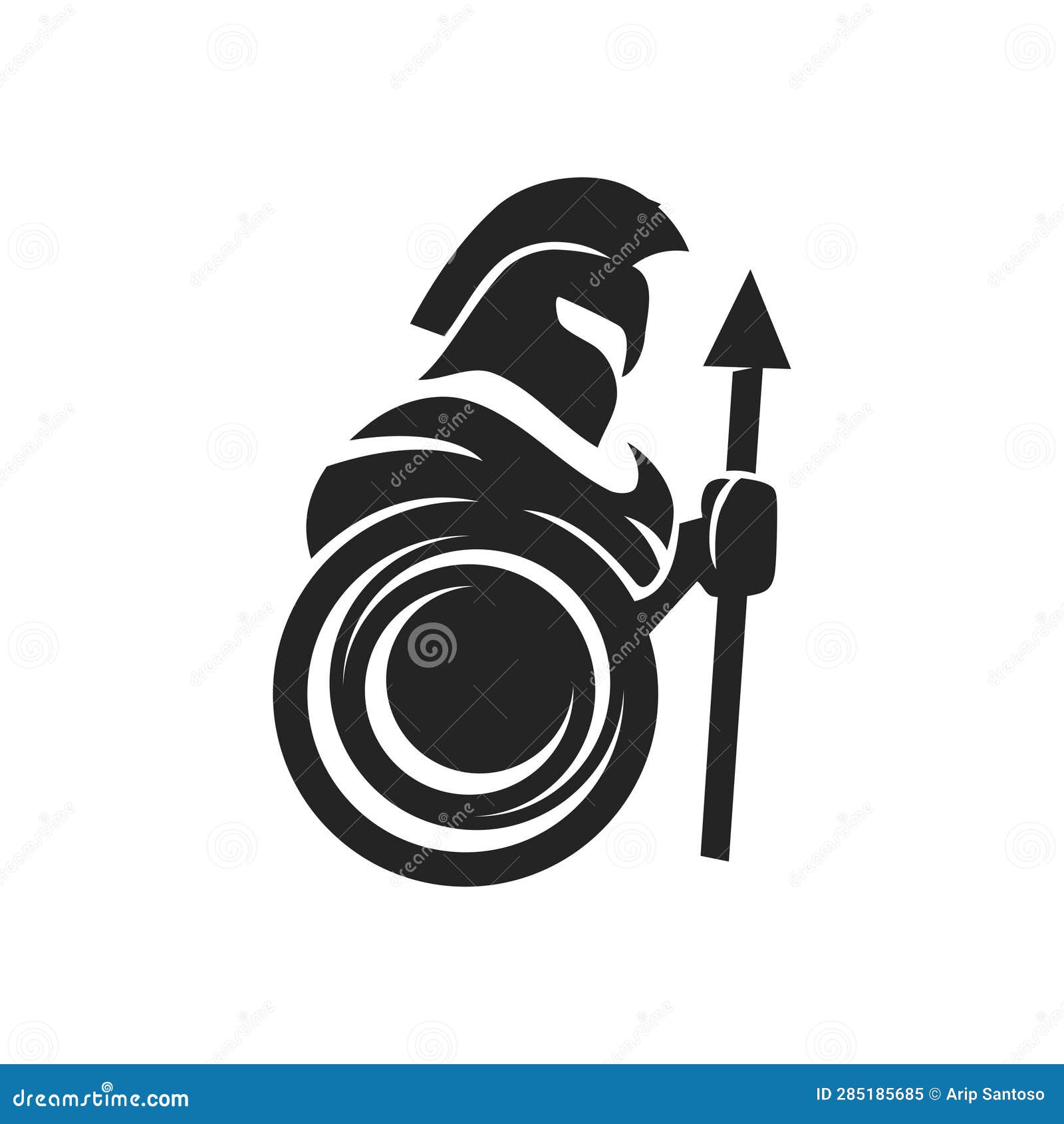 Warrior Logo Template. Icon Illustration Brand Identity. Isolated and ...