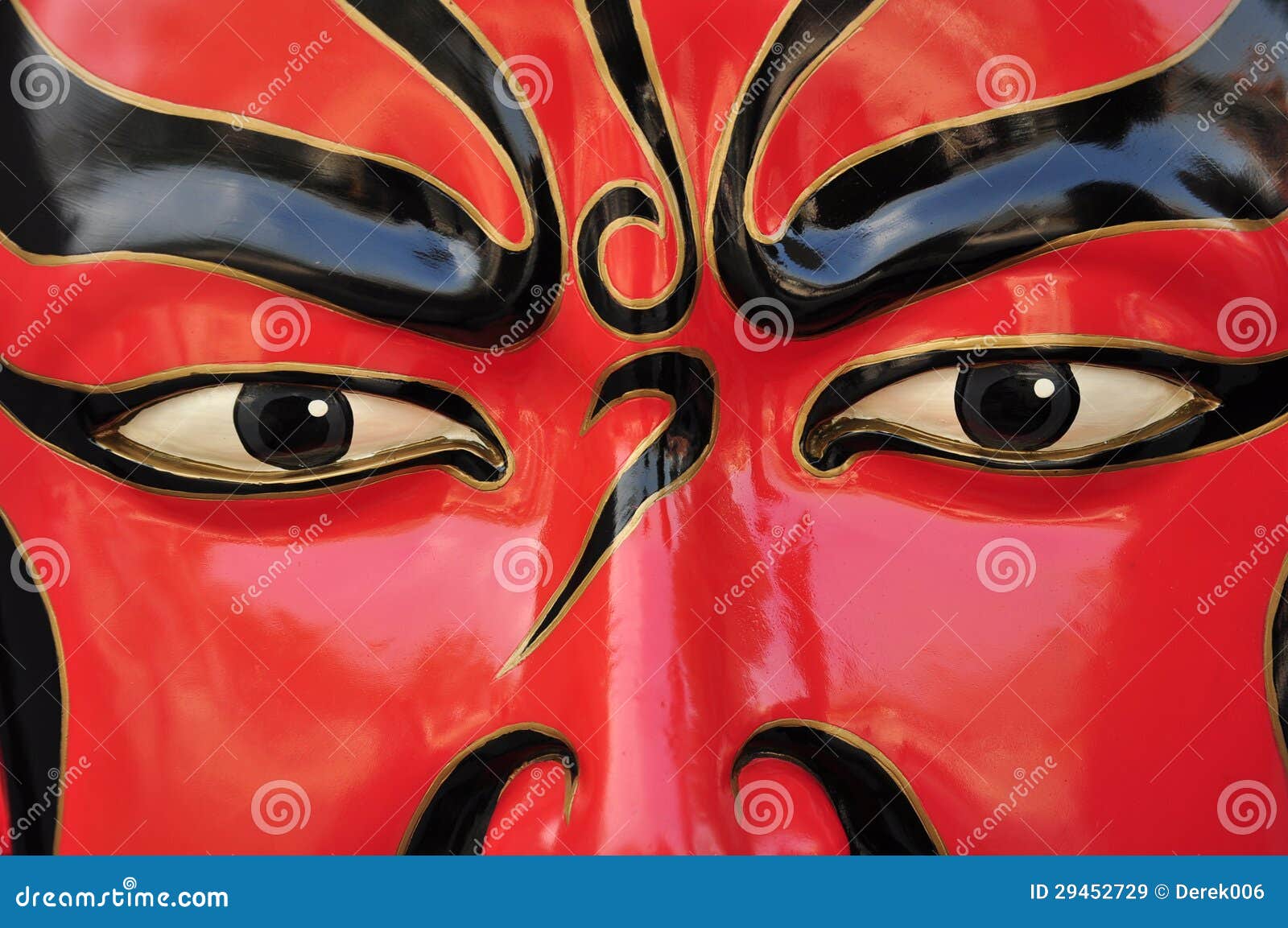 Warrior mask stock image. Image of gold, kong, asia, chinese - 29452729