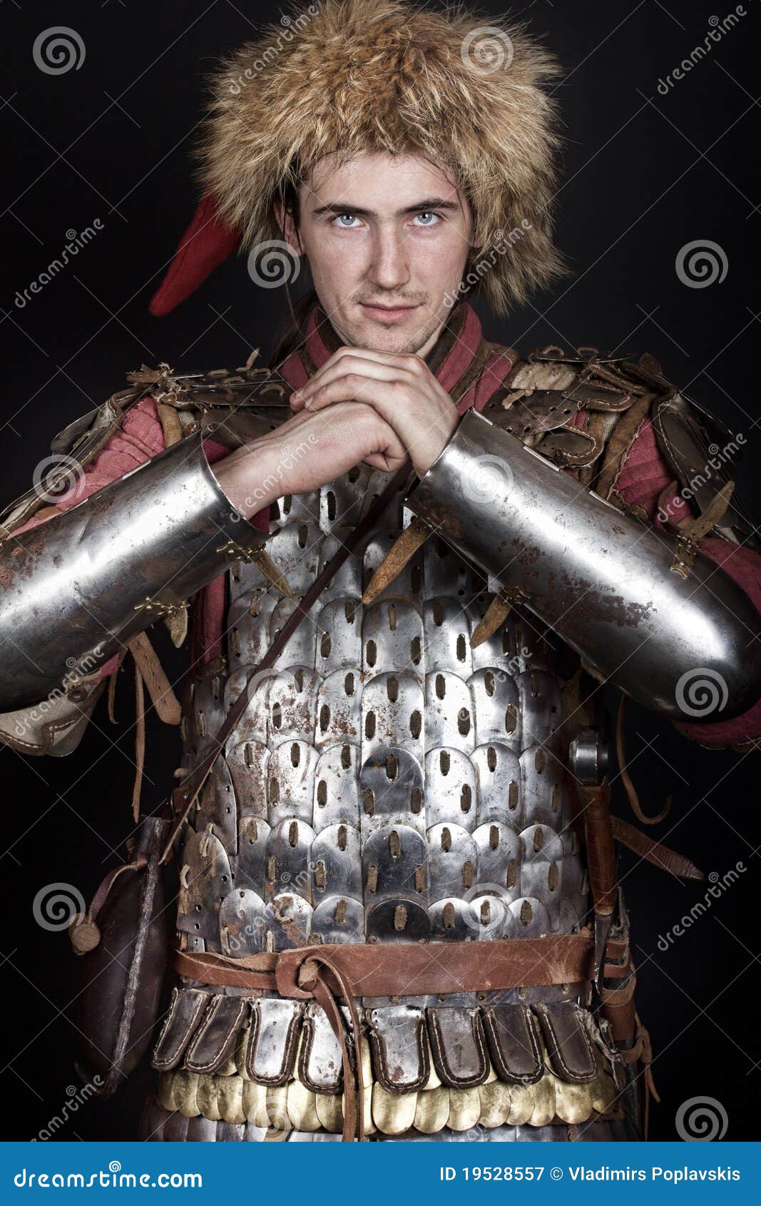 Warrior is ready for fight stock image. Image of frame - 19528557