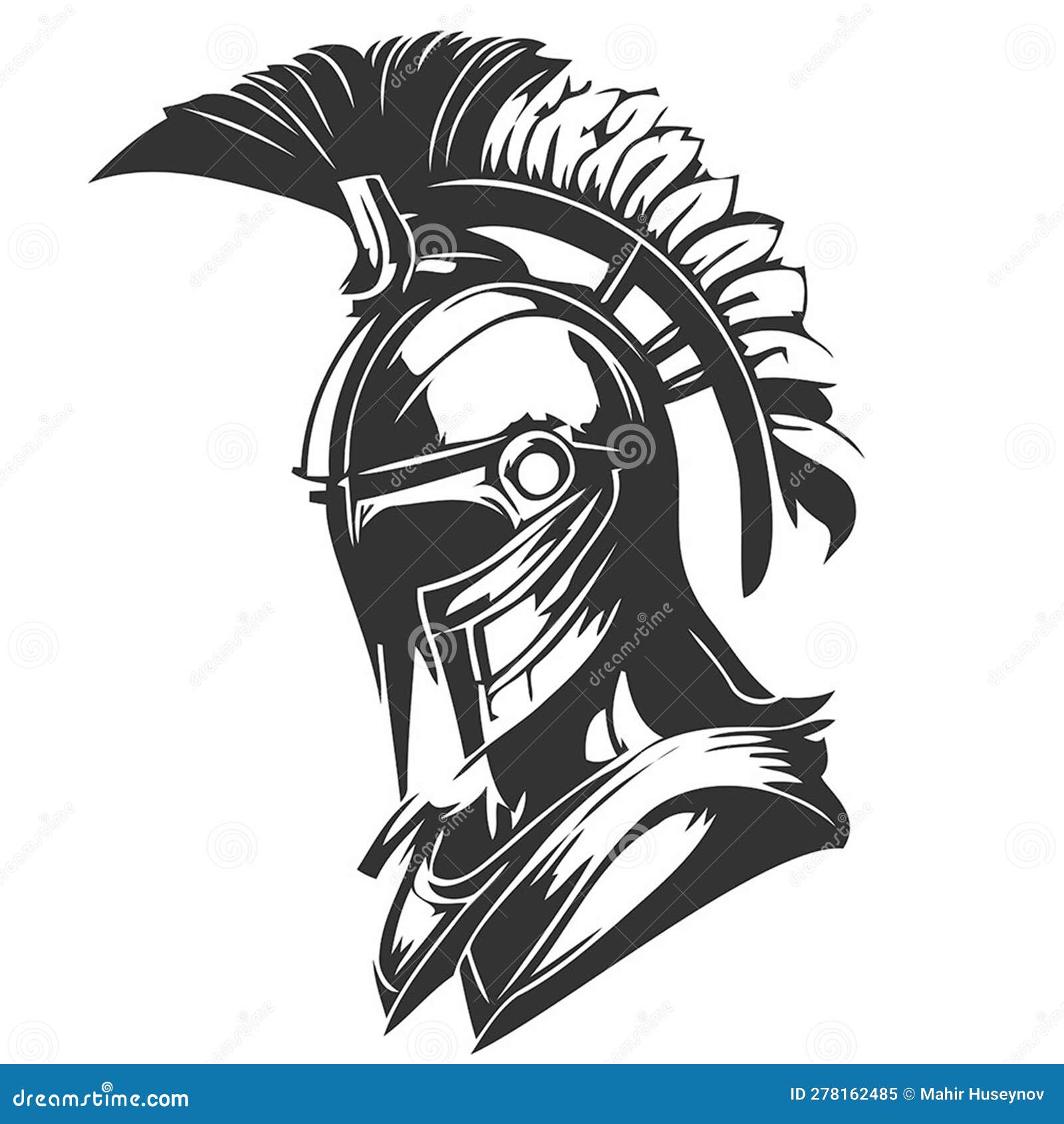Warrior S Resolve: Spartan Vector Stock Illustration - Illustration of ...