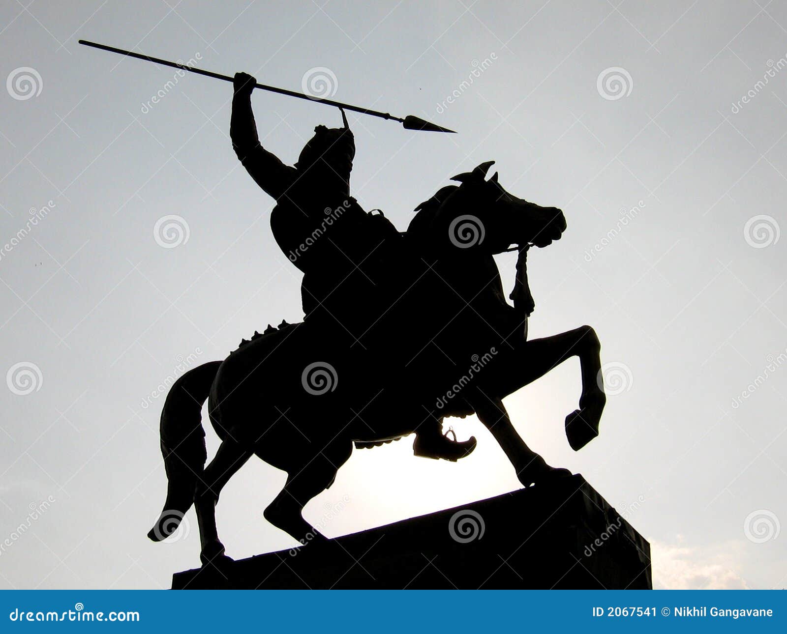 Native American Warrior Silhouette