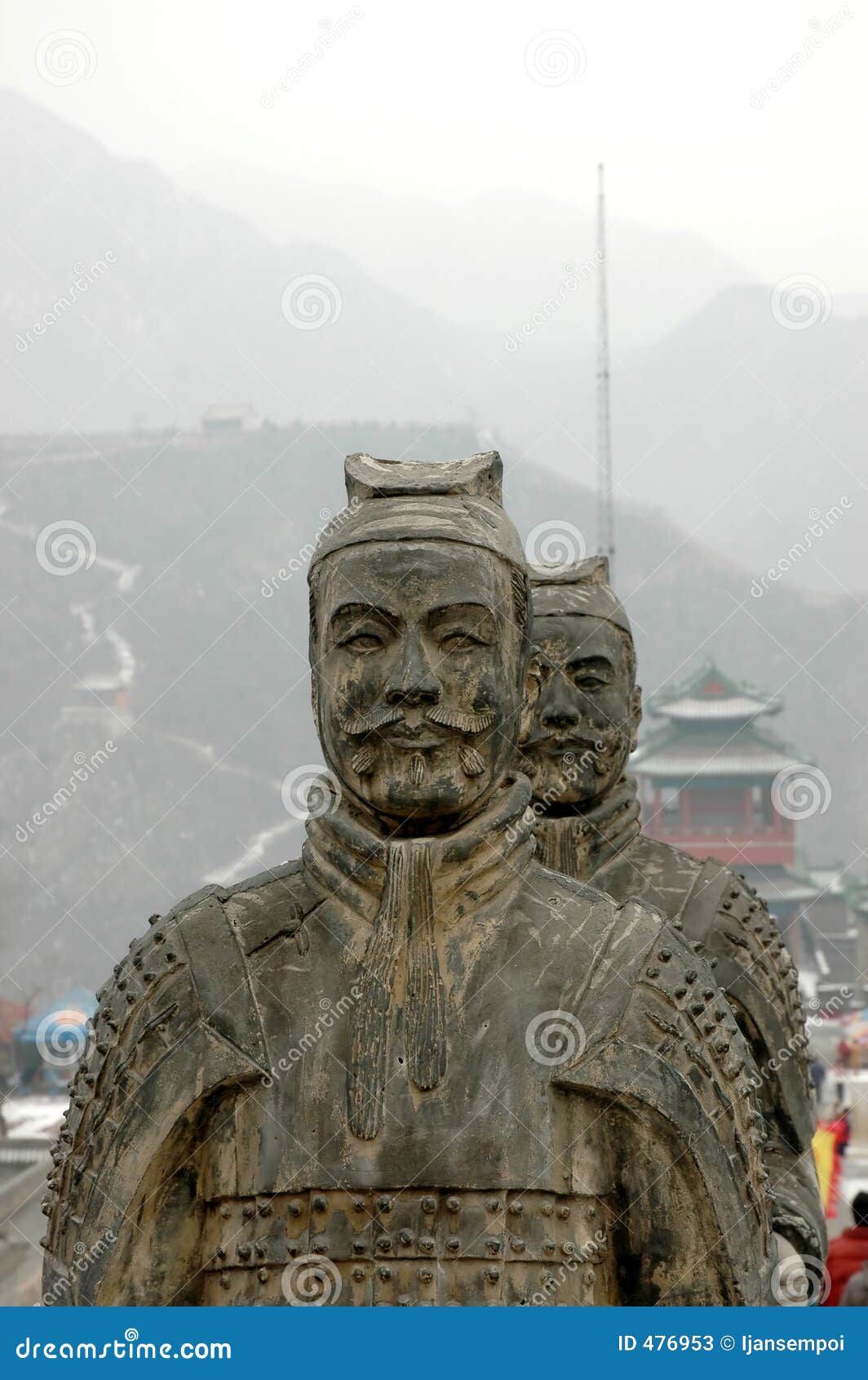 Warrior statue stock image. Image of harmony, qing, wonder - 476953