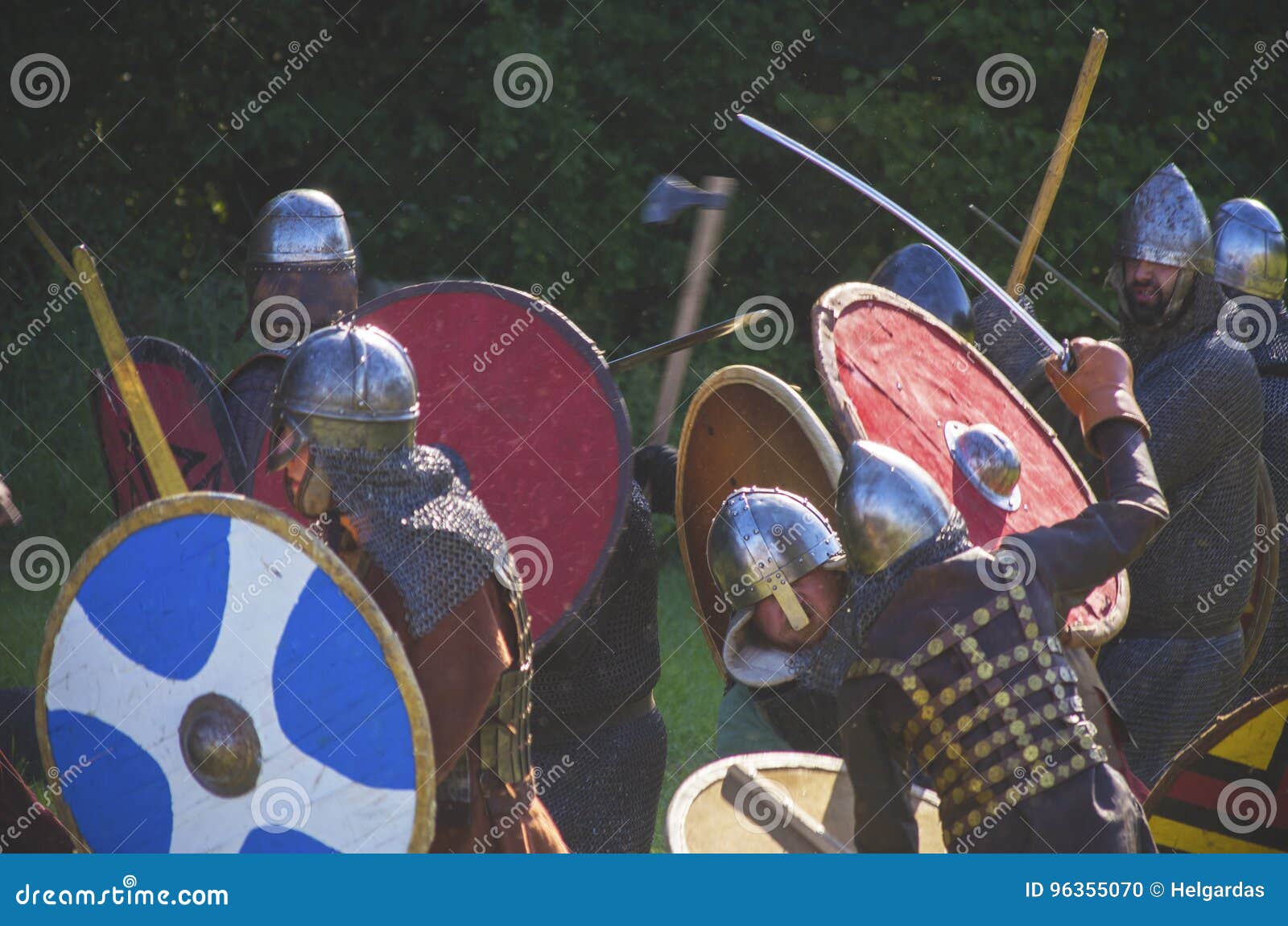 Warriors in battle field editorial image. Image of armed - 96355070