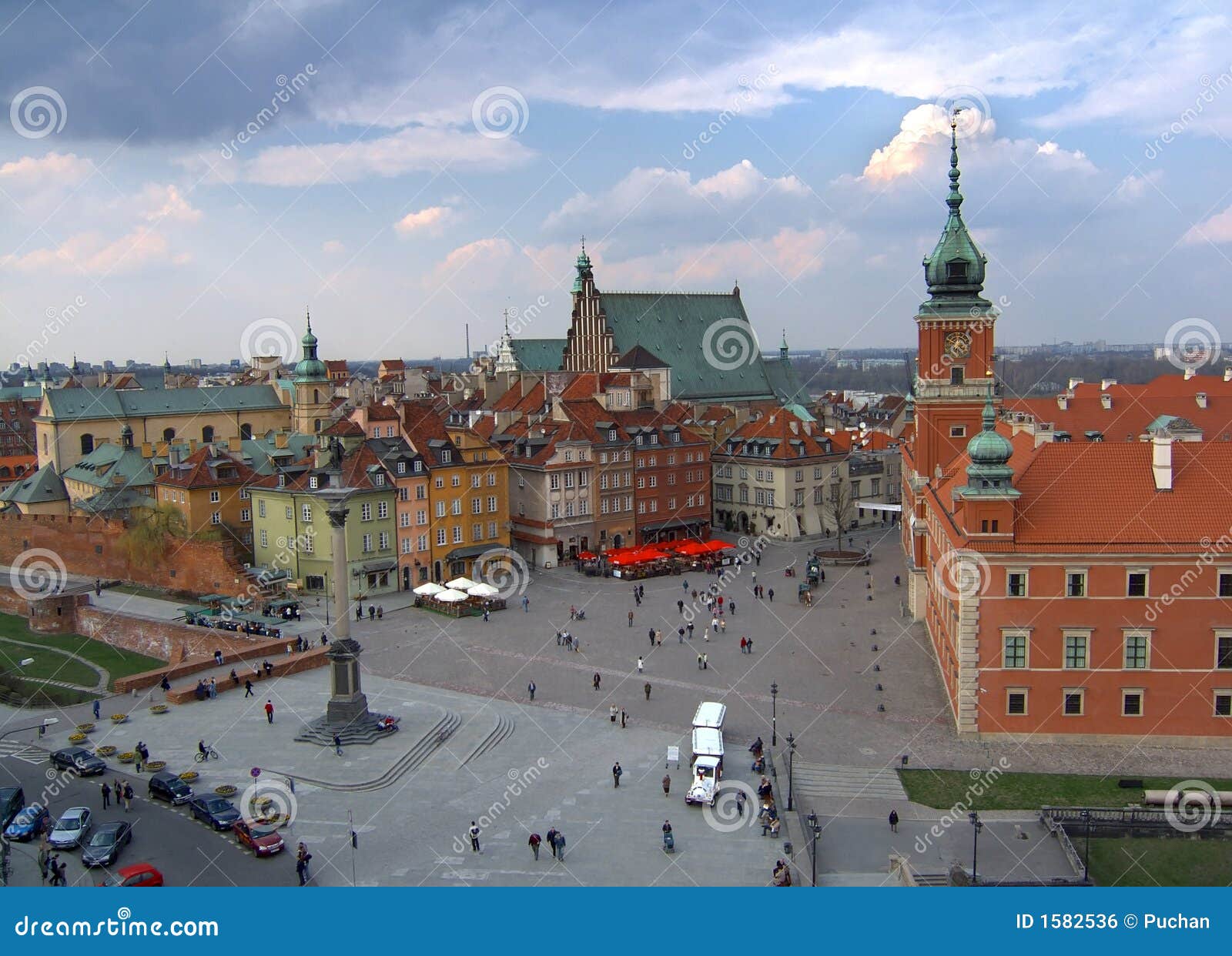 Warsaw stock photo. Image of historical, travel, square - 1582536