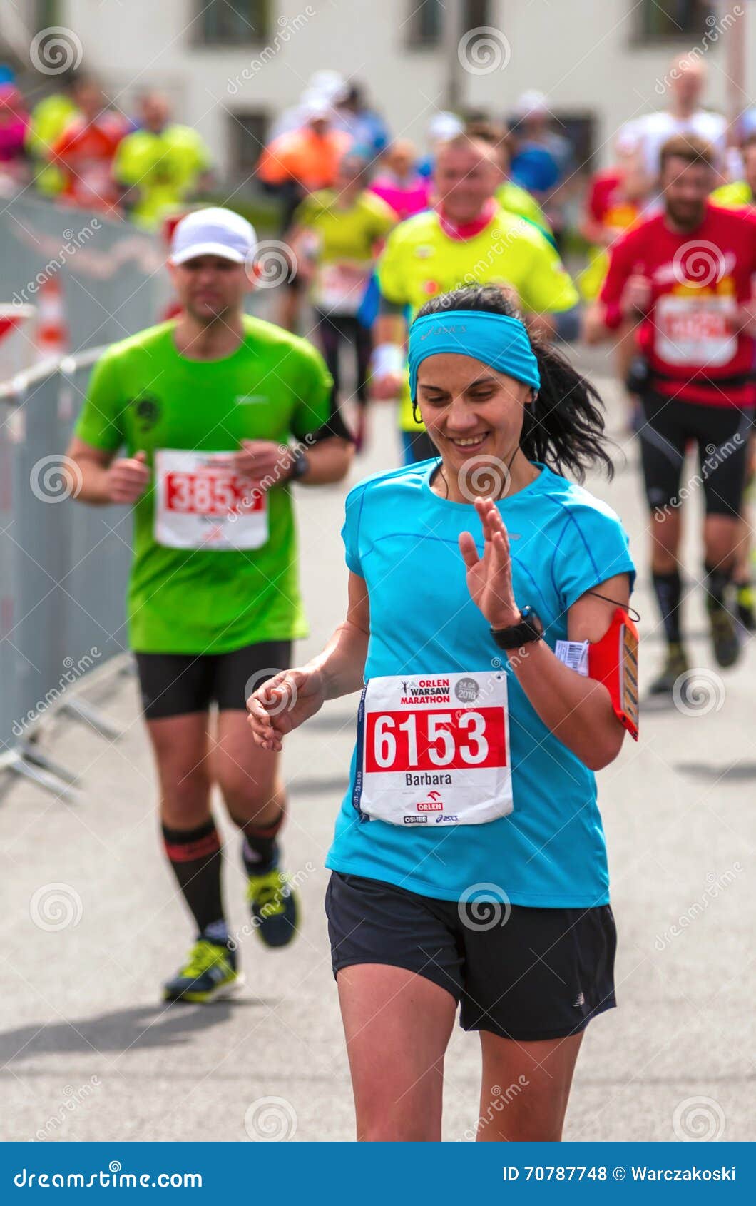 Warsaw Marathon 2016, Poland. Editorial Stock Photo - Image of ...