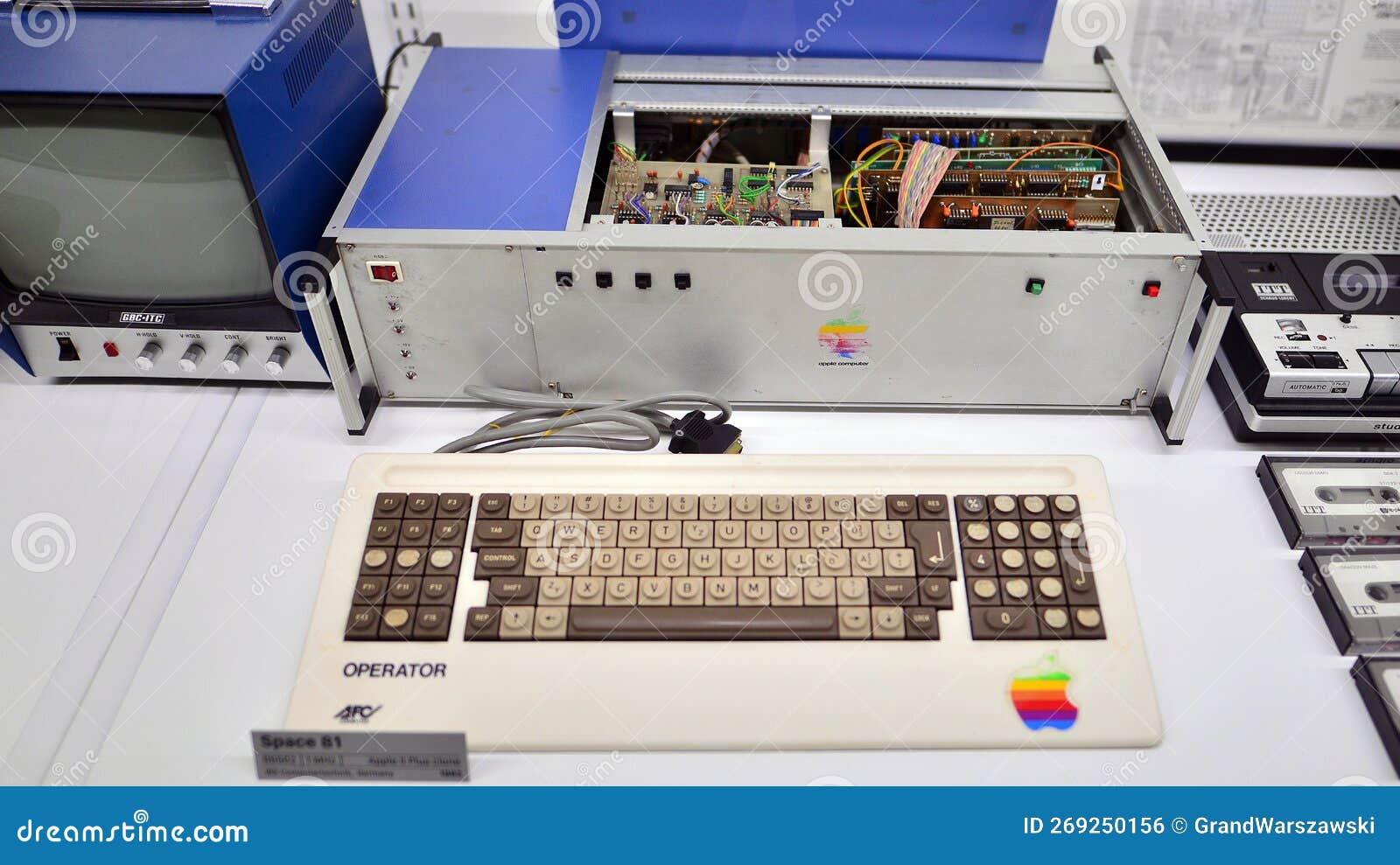 Warsaw, Poland. 10 February 2023. Inside the Apple Museum. Space 81 ...